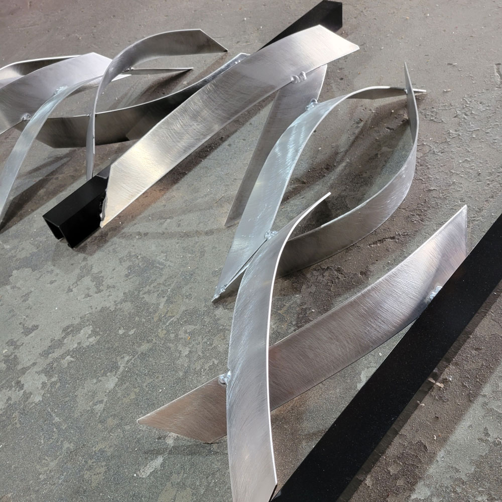 Polarity Metal Wall Sculpture by Dustin Miller